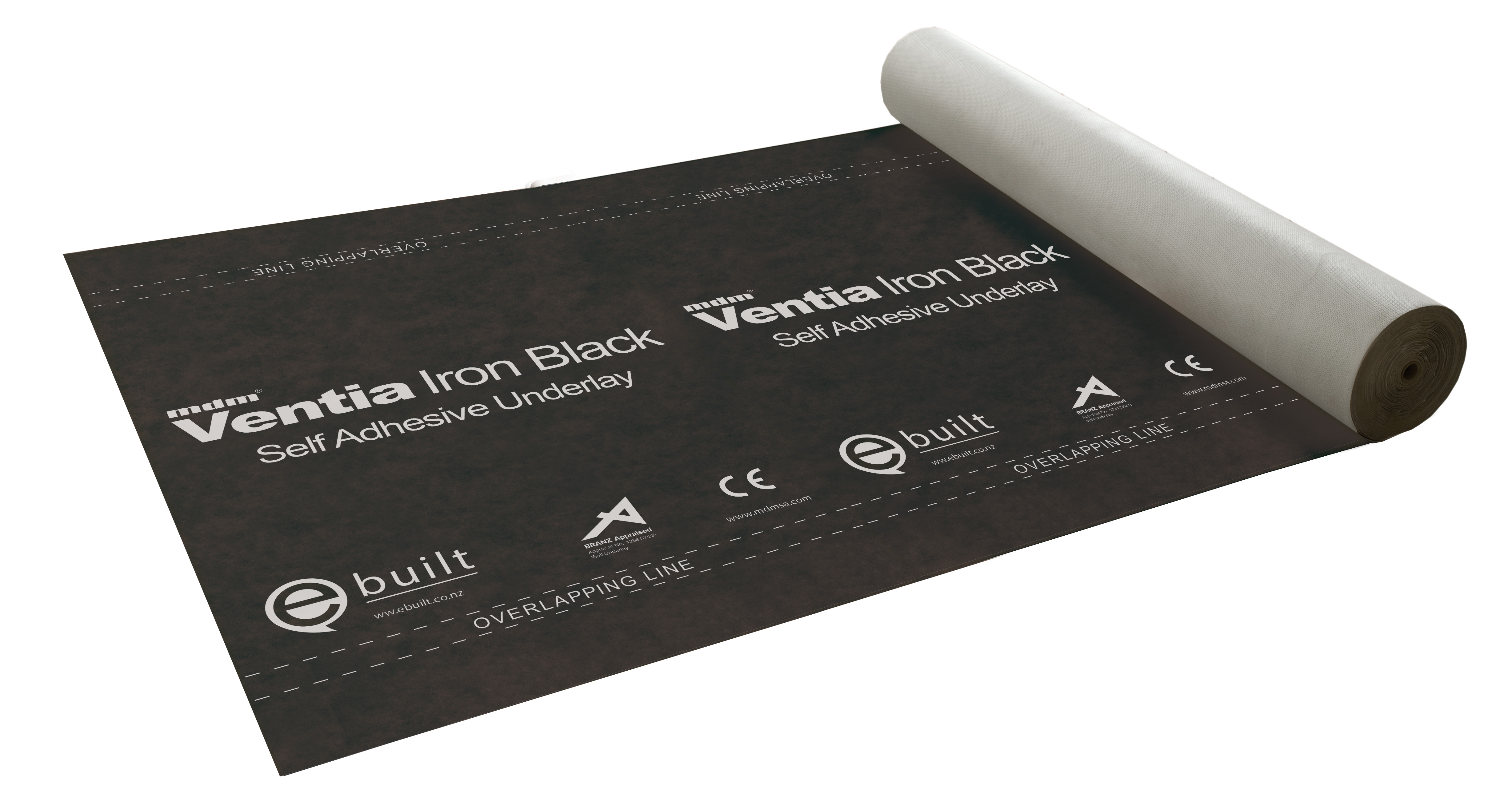 Build - VENTIA IRON BLACK SELF ADHESIVE RAB UNDERLAY 1.5m 75m2